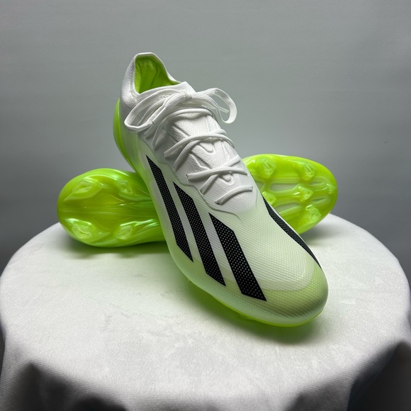 adidas | Shoes | Adidas X Crazyfast Fg Lemon Greenwhite Soccer Cleats ...